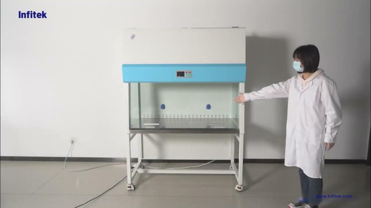 Infitek Vertical Laminar Flow Cabinet LCB-VF series show video - YouTube