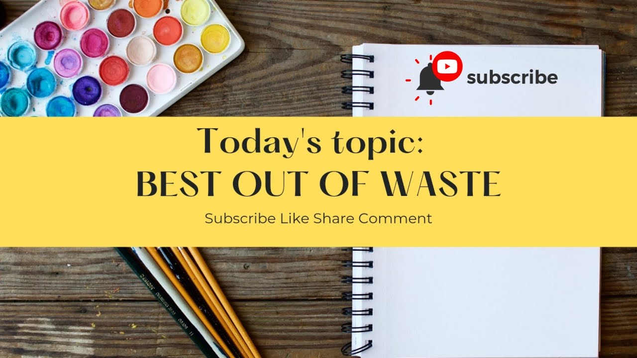 Best out of waste | Easy & Simple Craft of For Everyone | Craft Ideas ...