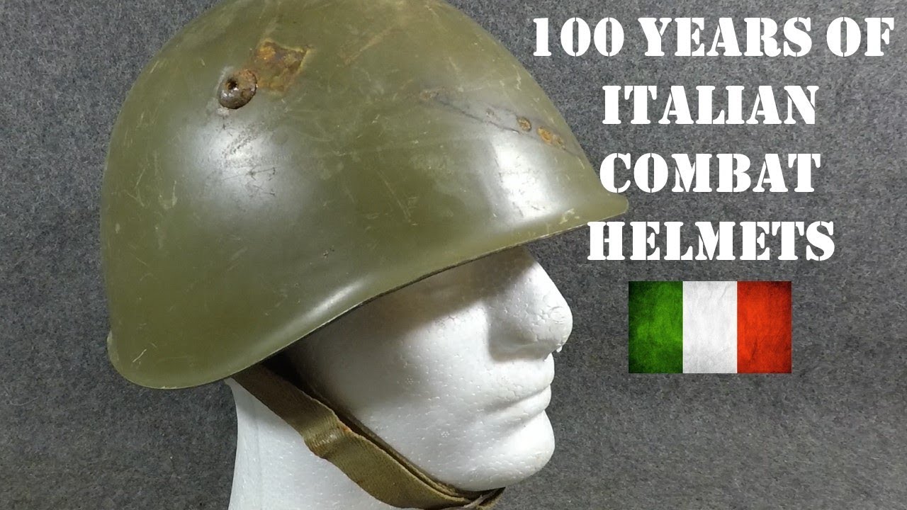 Italian Military Protective Helmets: 100 Years Of Them - YouTube