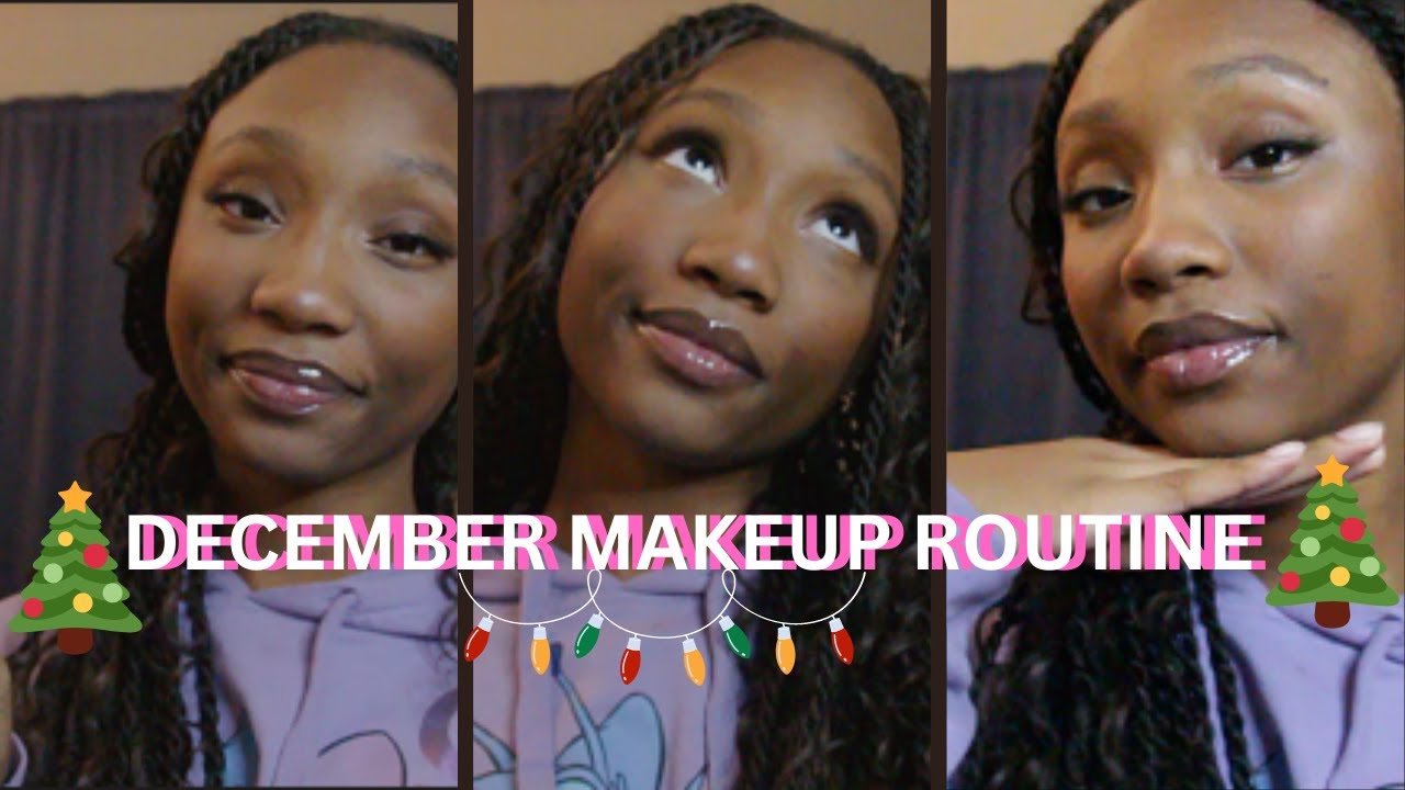 DECEMBER MAKEUP ROUTINE | VLOGMAS DAY 2 2023 - YouTube