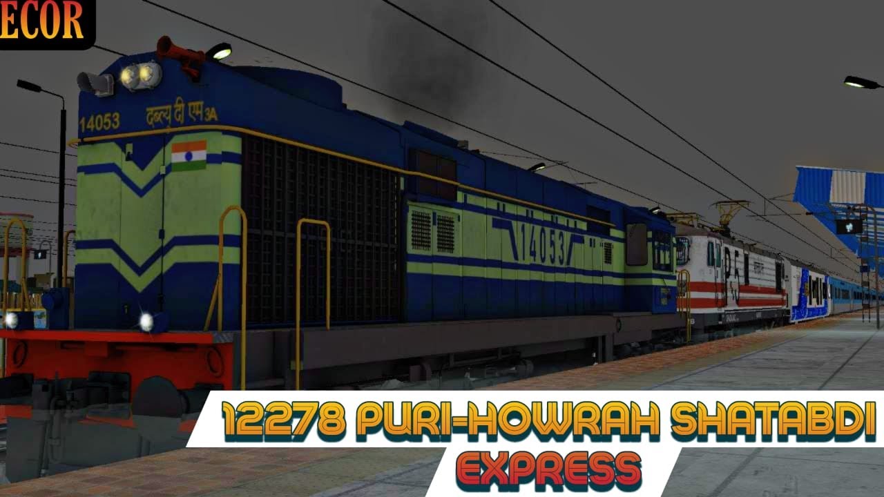 12278 HOWRAH PURI SHATABDHI EXPRESS PART2 AND LETS TEST BRAND NEW LHB ...