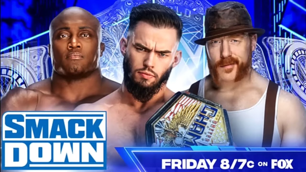 Bobby Lashley vs Austin theory vs Sheamus | TRIPLE threat for world ...