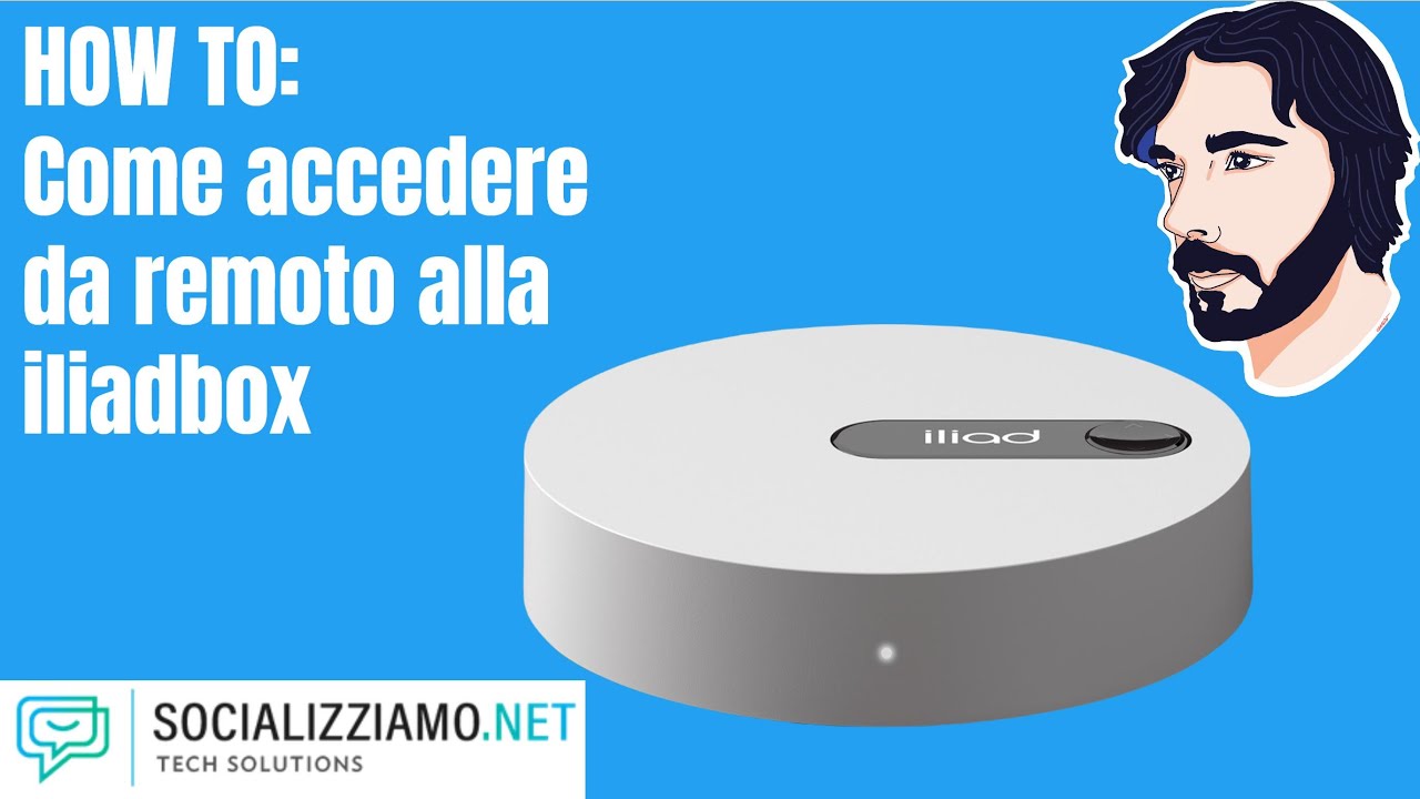 Guida modem fibra iliad, come accedere da remoto alla iliadbox - YouTube