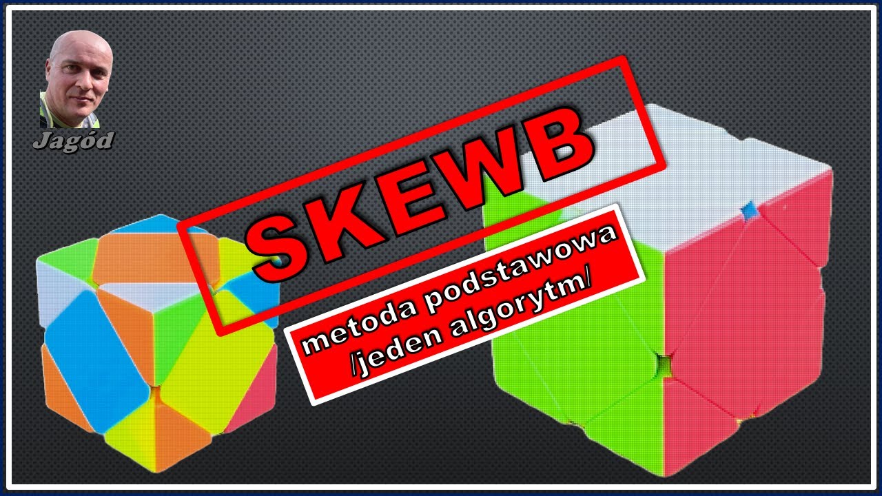 Jak ułożyć kostkę SKWEB? Jeden algorytm - metoda podstawowa - YouTube
