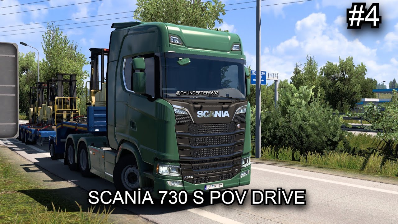 SCANİA 720 S POV DRİVE EURO TRUCK SİMULATÖR 2 BÖLÜM 4 #oyundefter - YouTube