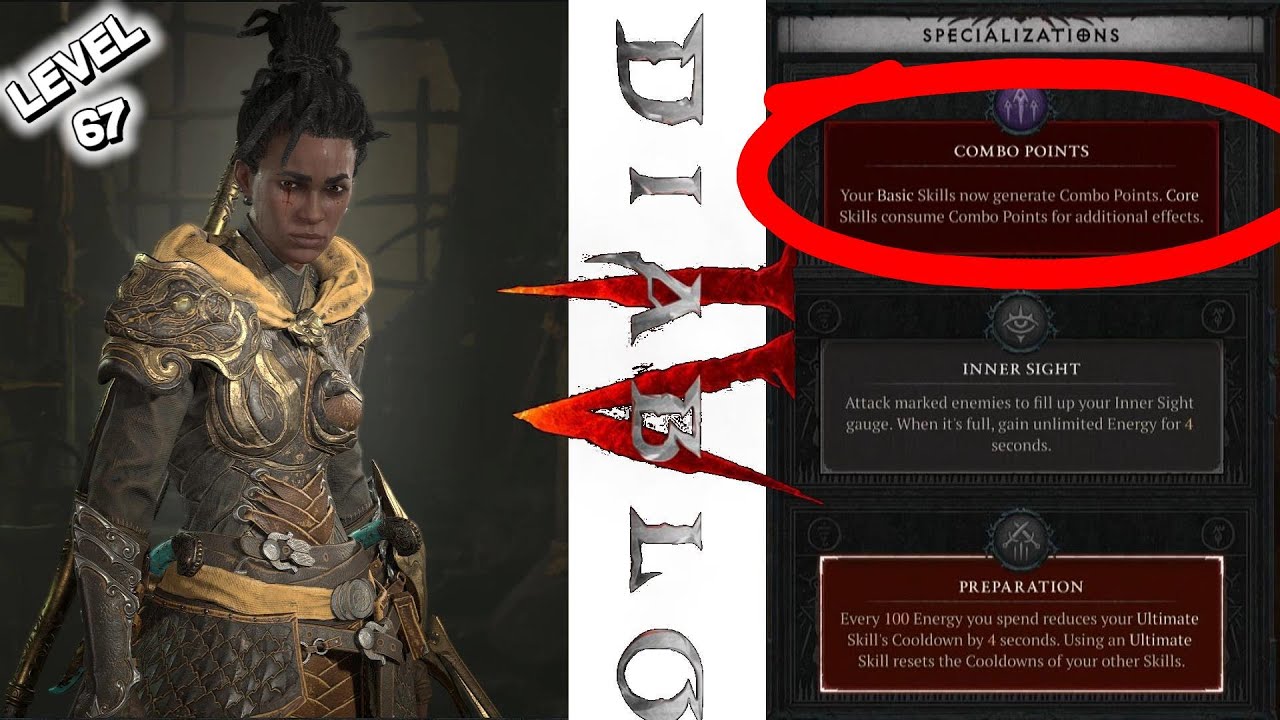 DIABLO IV PS5 ROGUE HOW TO USE COMBO POINTS CORRECT👌🏾👊🏾😎 - YouTube