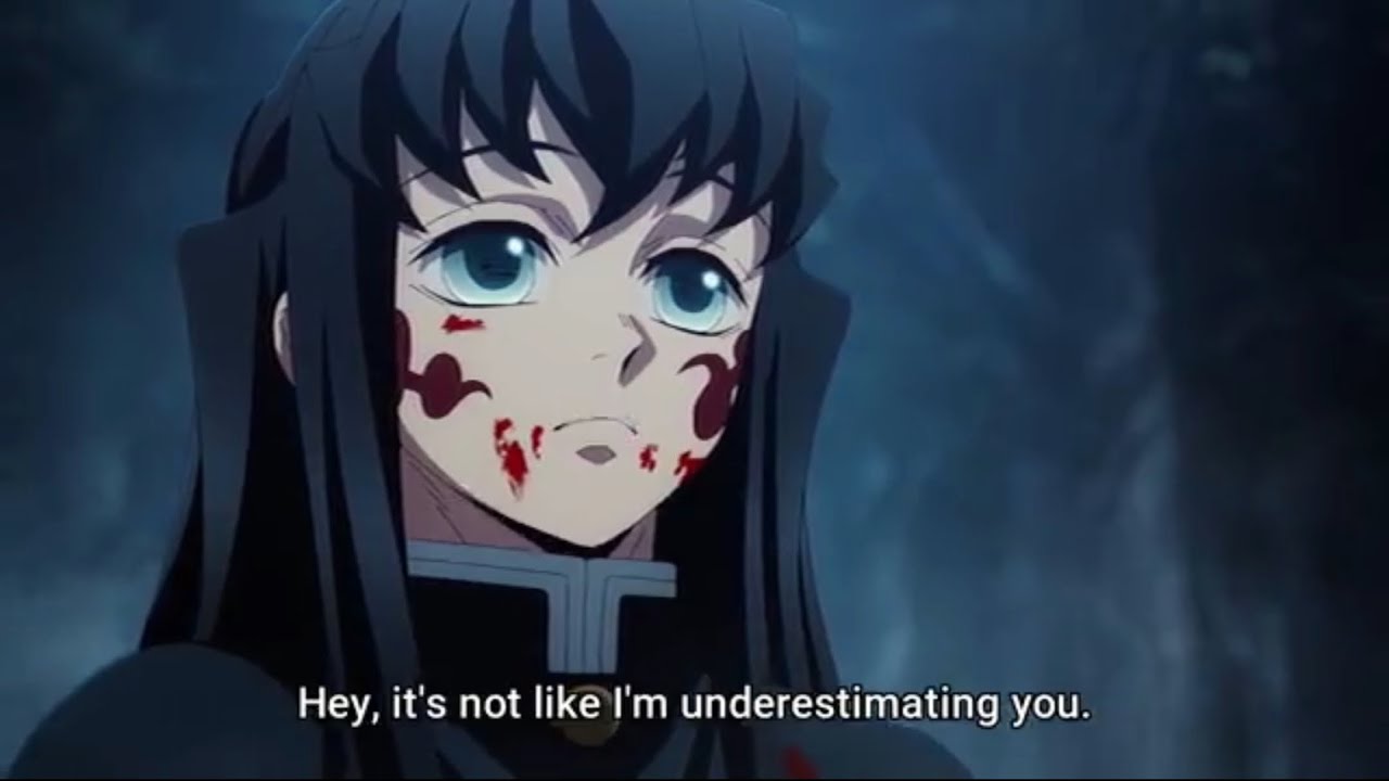 Muichiro being ‘disrespectful’ to gyokko for 13 seconds - YouTube