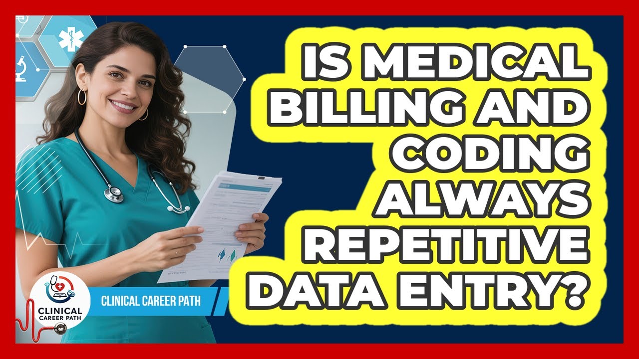 Is Medical Billing And Coding Always Repetitive Data Entry? - Clinical Career Path - YouTube