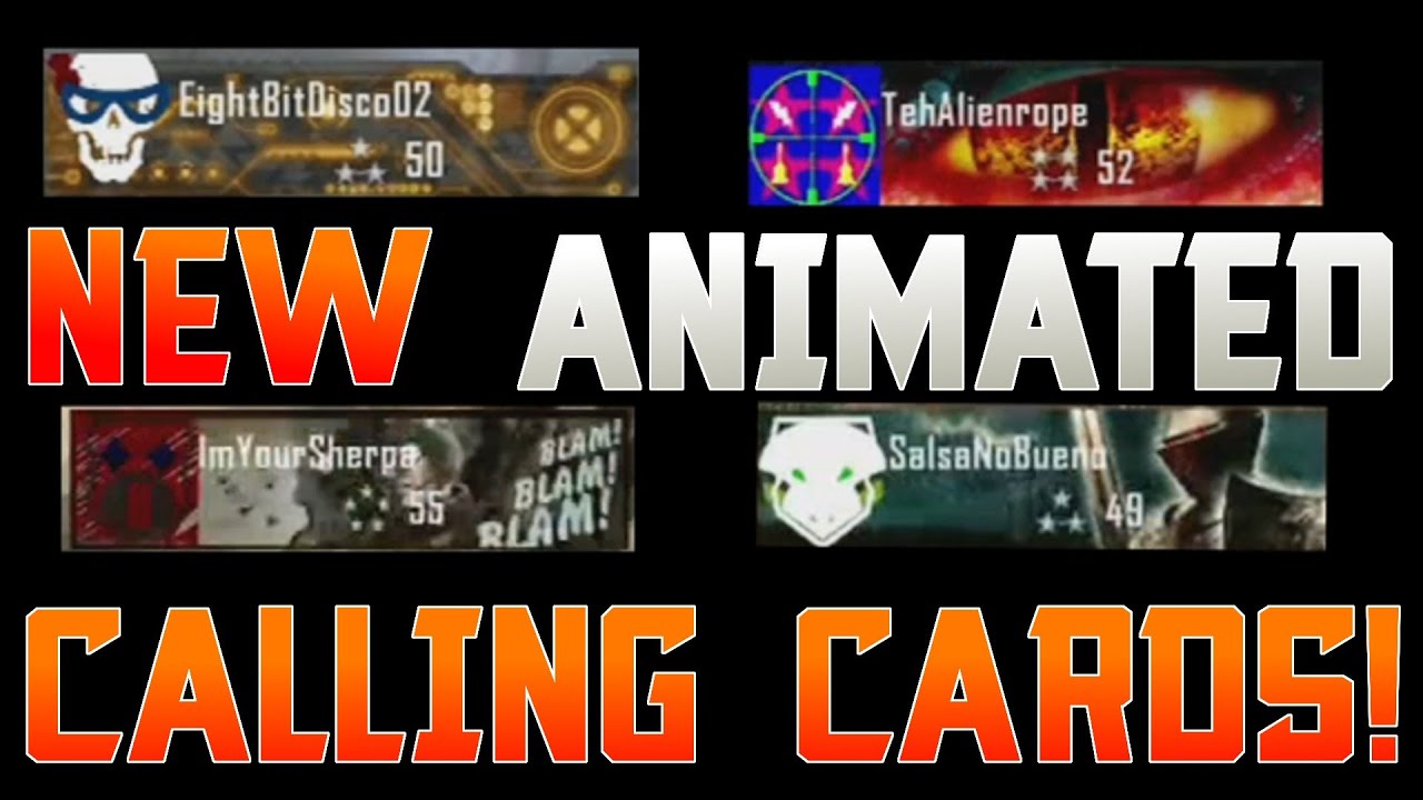 Black Ops 2 - New Animated Titles! (Personalization Packs) - YouTube