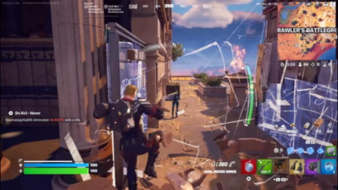 Fortnite auto turret putting in work - YouTube