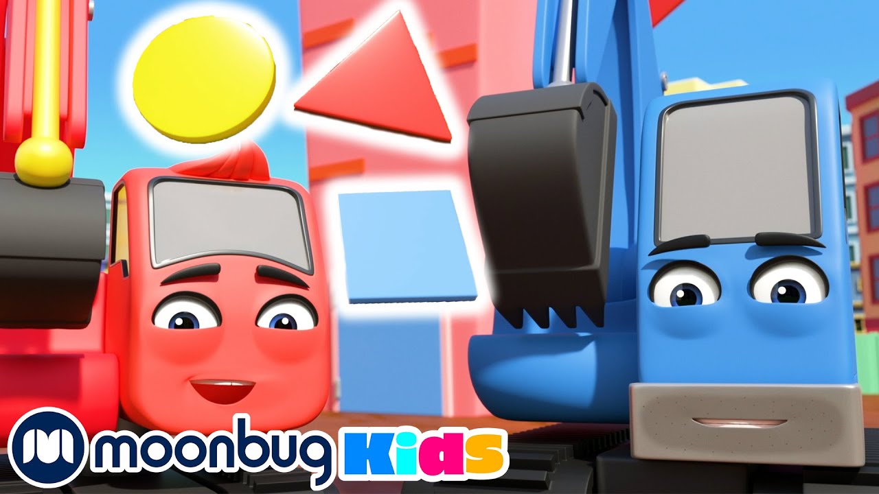 Find the Shapes | Moonbug Kids | Little Baby Bum | Go Buster | Morphle ...