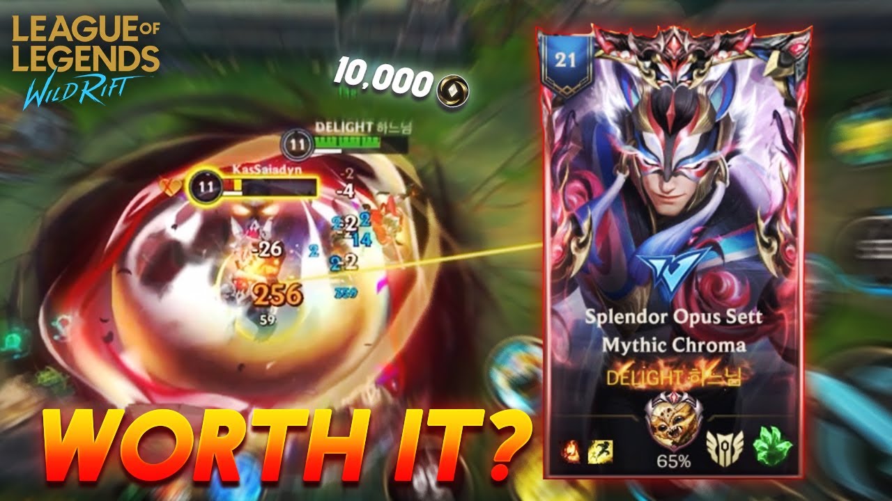 SPLENDOR OPUS SETT MYTHIC CHROMA IS WORTH?? | SETT VS MORDEKAISER ...