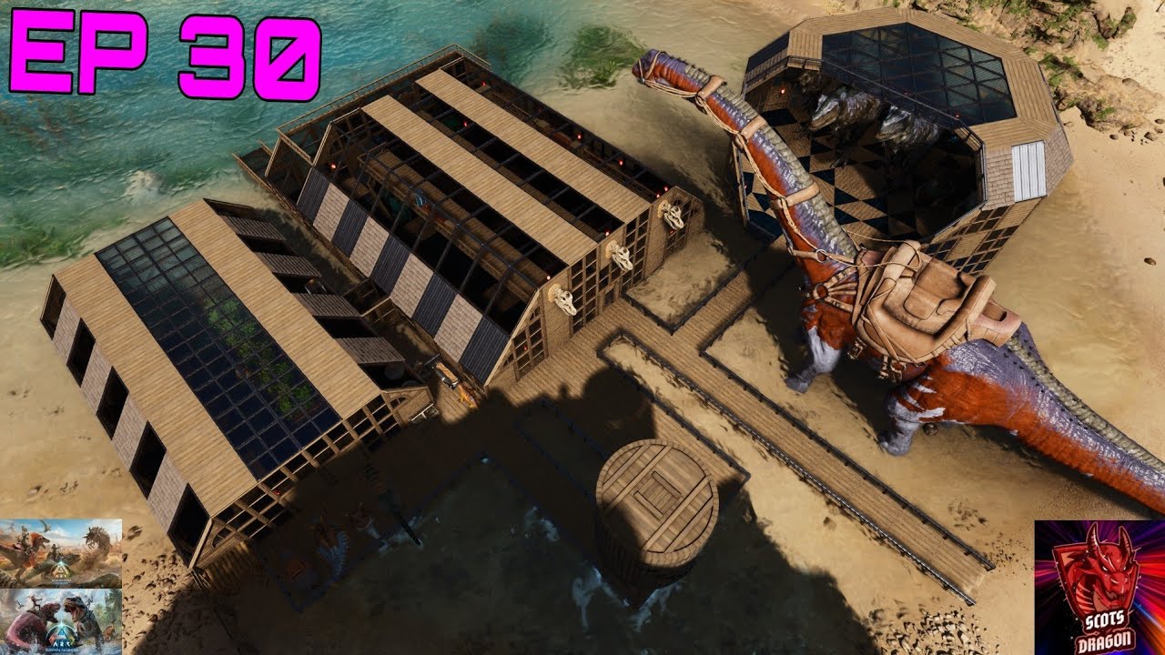 Running the Hard Water Cave ! Ark Survival Ascended:The Island To ...