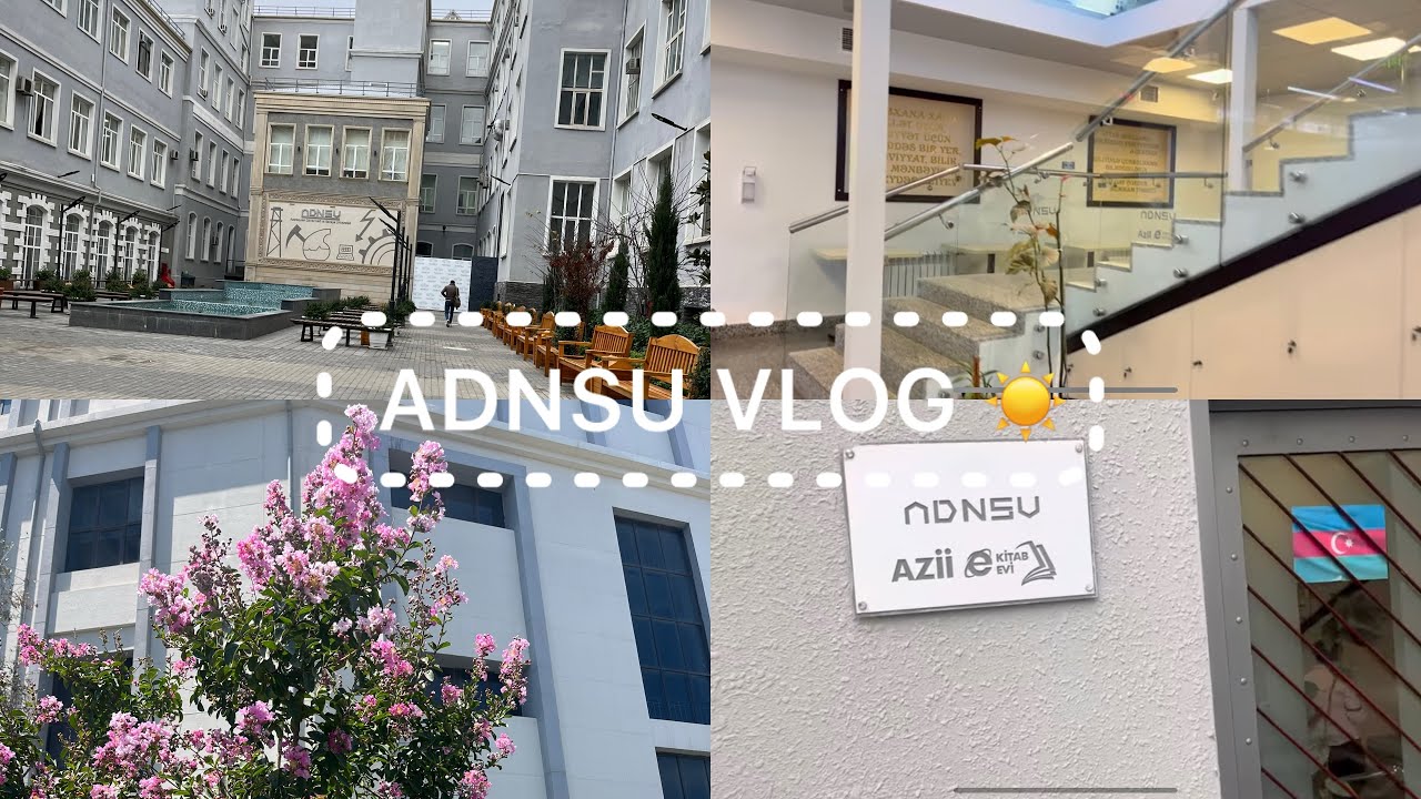 ADNSU vlogu | Diplom üçün ərizə yazdıq | Əyləncəli vlog 🕊️🤍 #vlog # ...