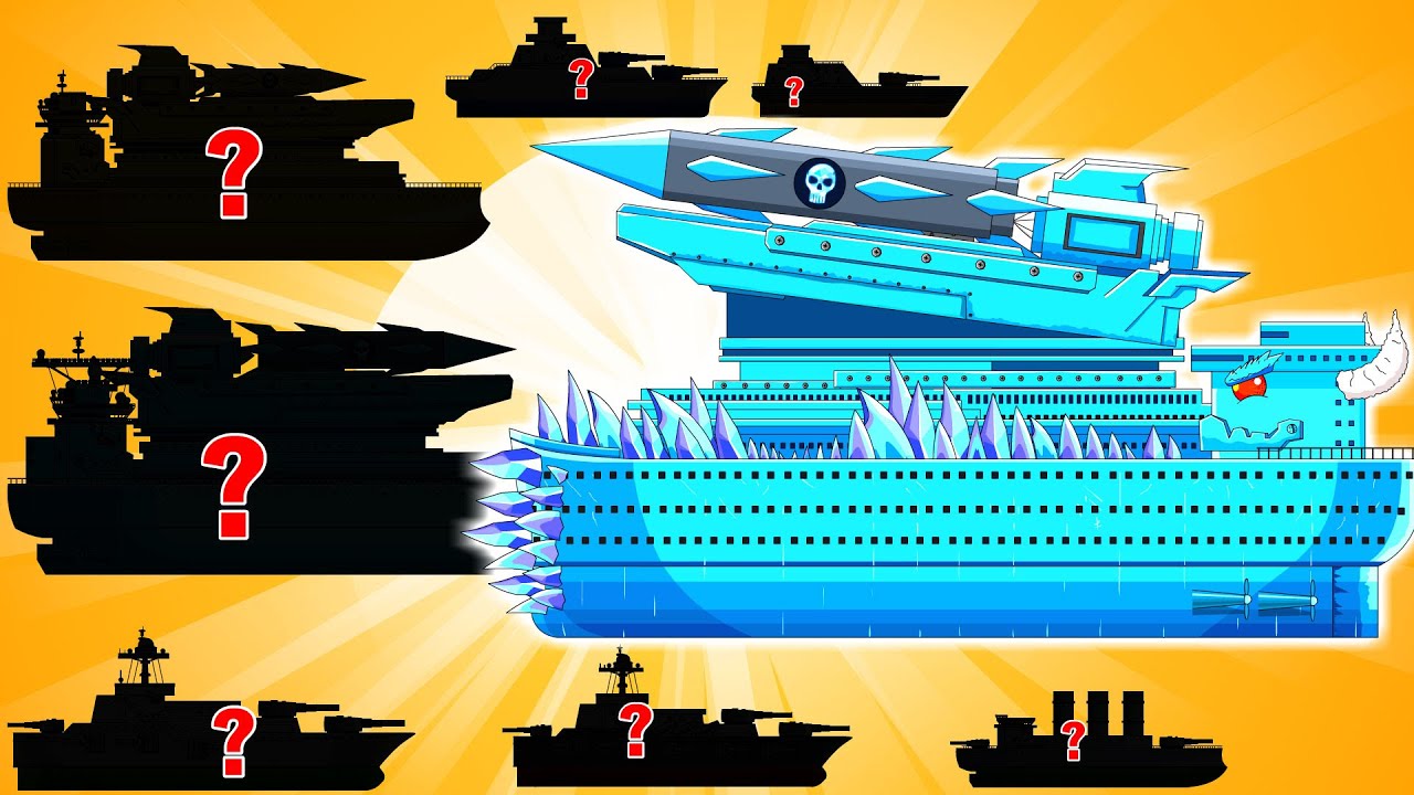 THE EVOLUTION OF THE BATTELSHIP vs BULLTANIC - Cartoons about tank ...