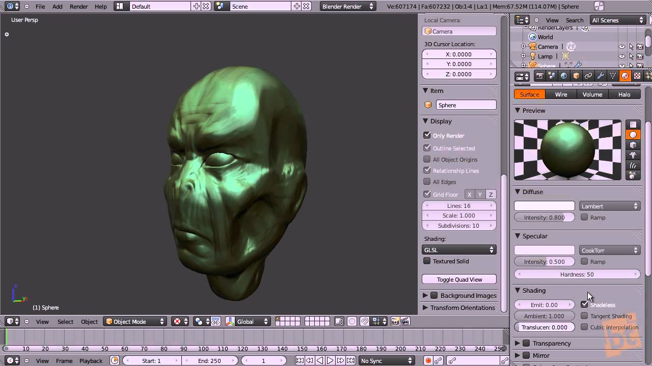 Zbrush Matcaps in Blender 2.5x - YouTube