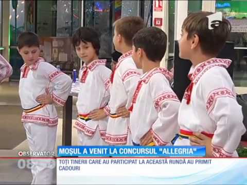 Antena 1: Moșul a venit la concursul „Allegria”