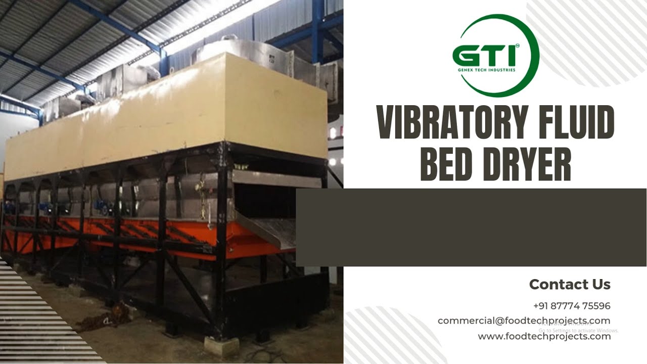 Vibratory Fluid Bed Dryer | Genex Dryer | Coconut Dryer| #dryer - YouTube