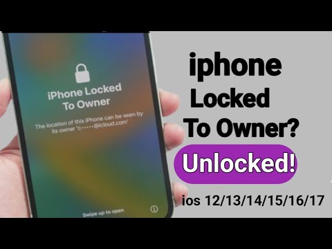 Remove Apple iD ! iPhone Locked To Owner ! Unlock iCloud Activation ...
