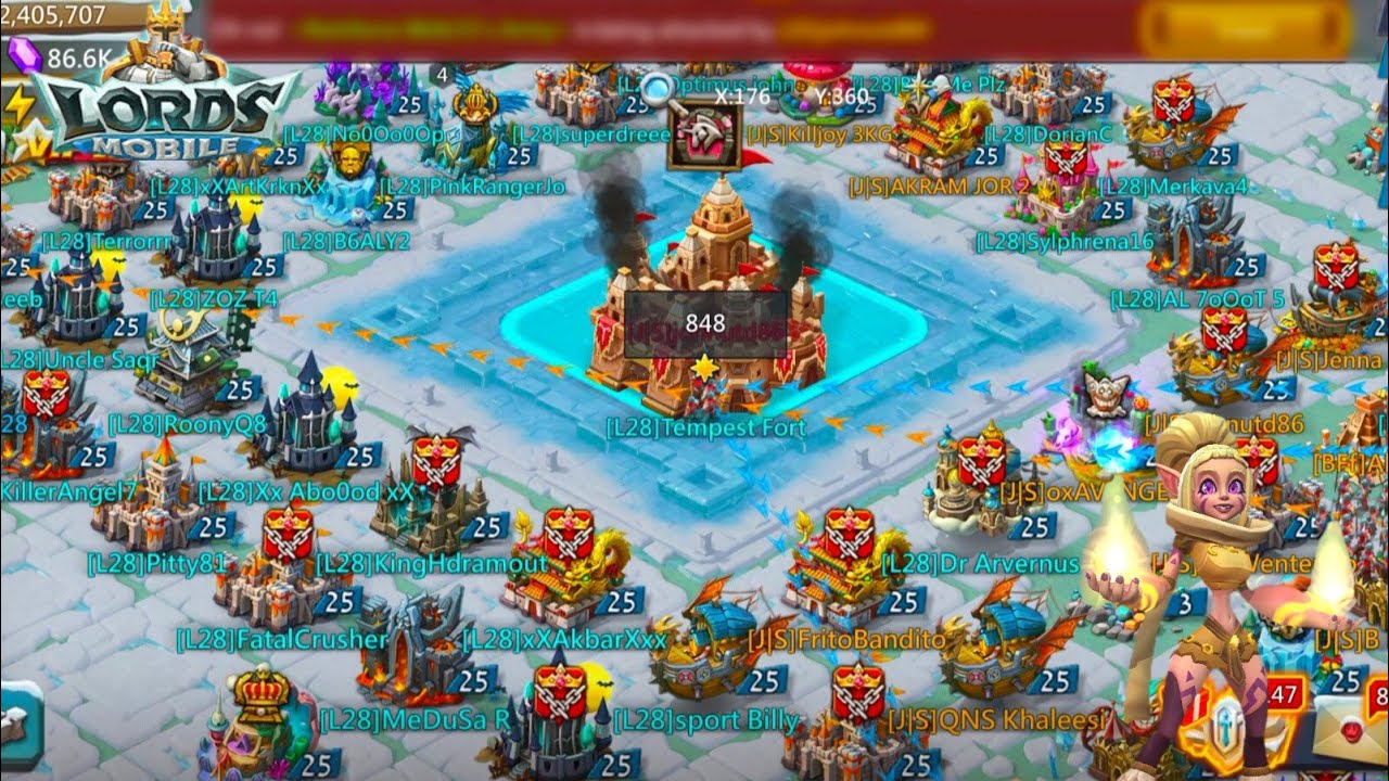 Lords Mobile |war of wonders k405 - YouTube