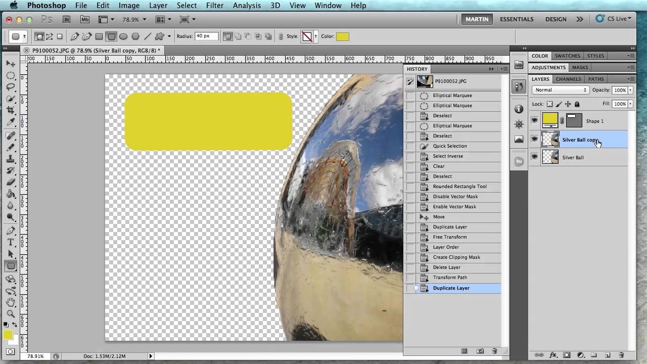 Photoshop Tips #7: Transforming Objects - YouTube