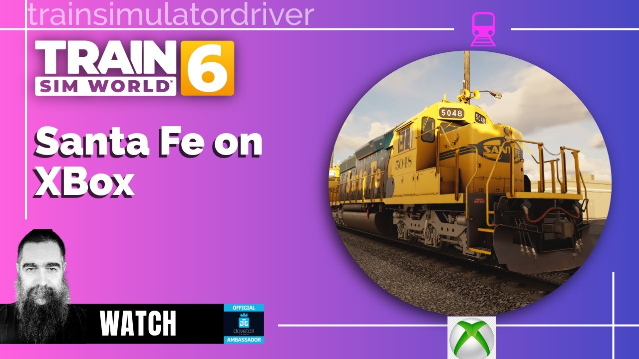 Train Sim World Santa Fe on XBox - YouTube
