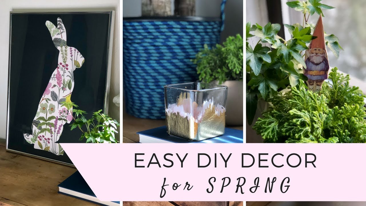 EASY CUTE SPRING DIY'S ANYONE CAN DO - YouTube