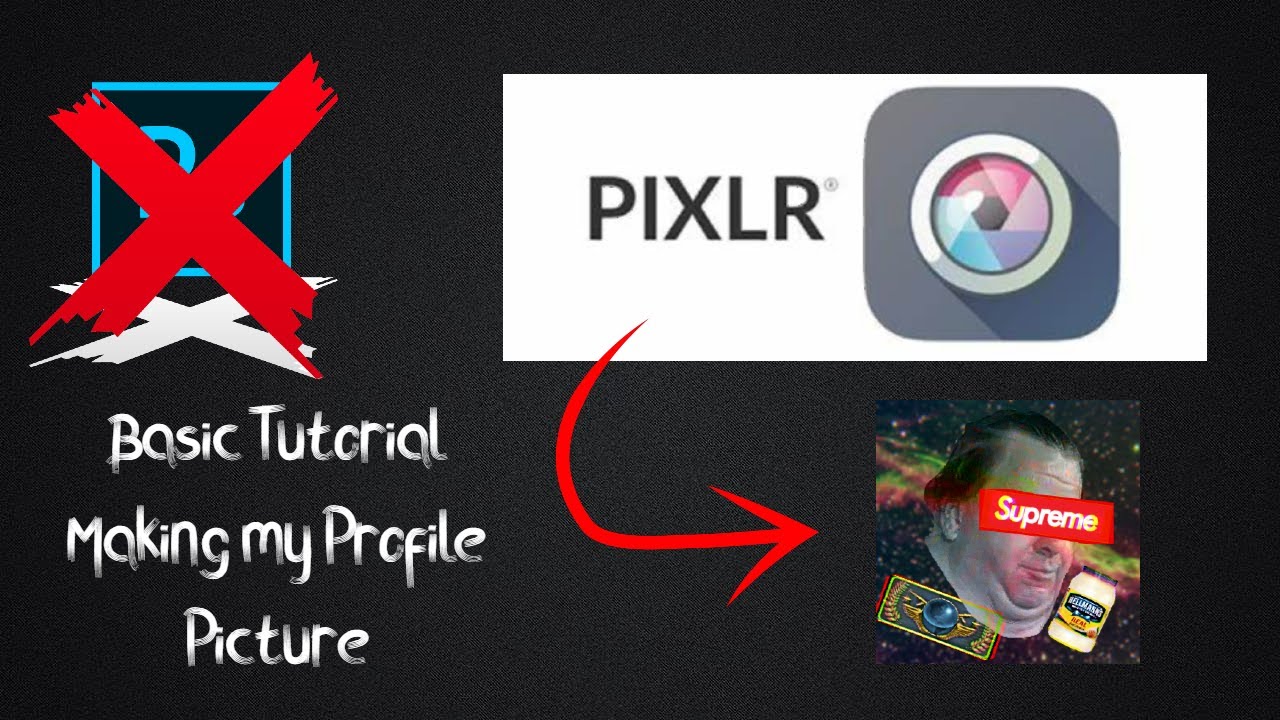 Tutorial - Pixlr - Steam PFP - YouTube
