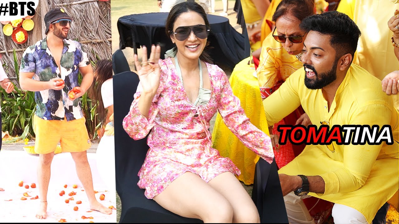 ALY GONI & JASMIN GONE WILD AT TOMATINA GOA| KRISHNA CHIRAG WEDDING |BTS | Vineet gaur vlog ...