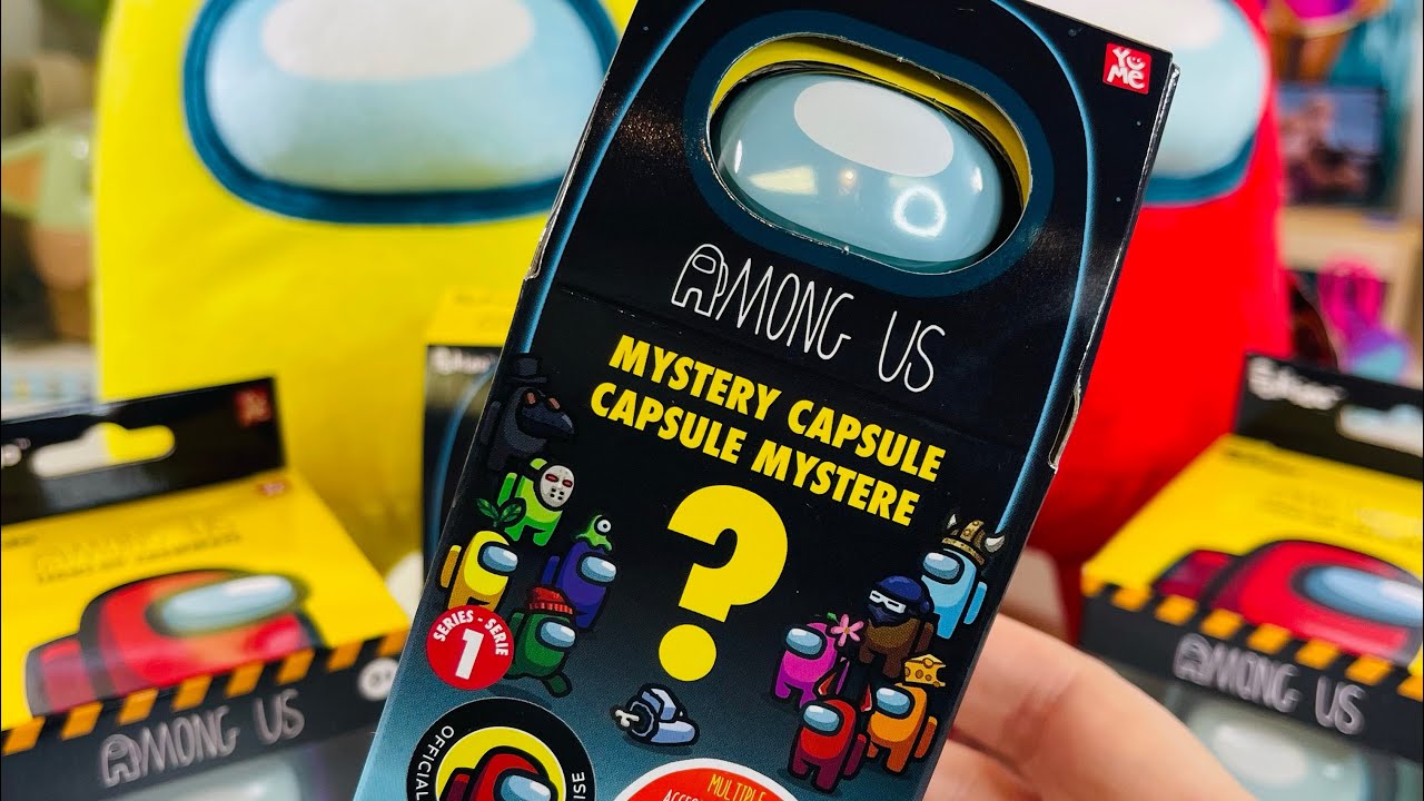Among Us Mystery Capsules! #amongus #asmr #toys - YouTube