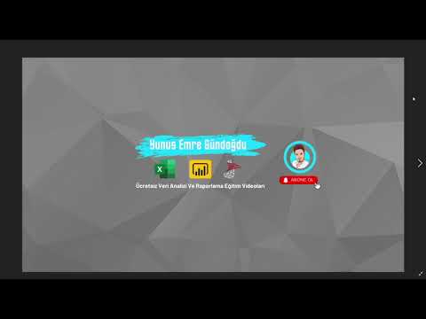 İleri Seviye Excel Eğitim Serisi - 01 - Bilgilendirme