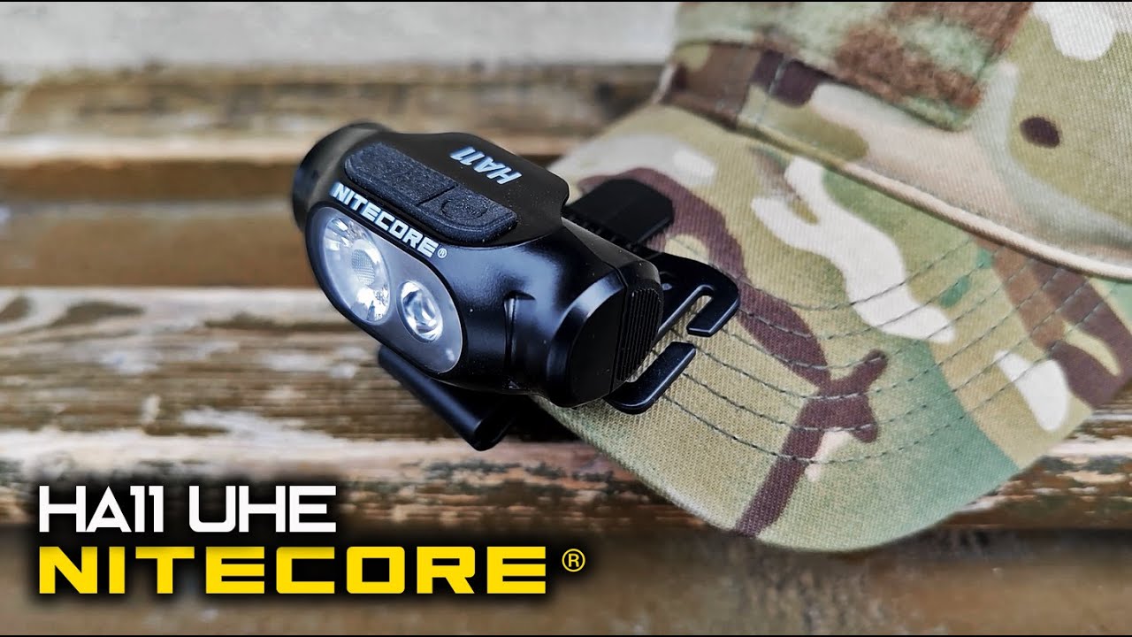 Сверхлегкий налобный фонарь Nitecore HA11 UHE 2024@CorcoranALHeadlamp ...