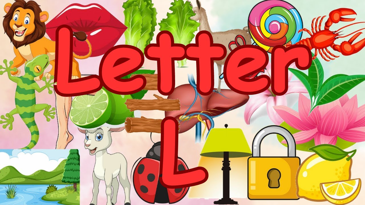 Kids vocabulary from letter L with Happy brain kids learning ...