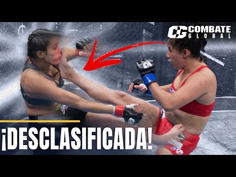 DIRTY SHOT! Mariel Celimen vs Jazmin Navarrete Ends in DQ — Venezuela vs Chile | Combate Global