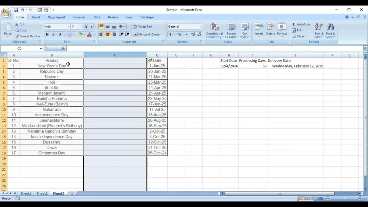 Excel Tutorial Part 2 - YouTube