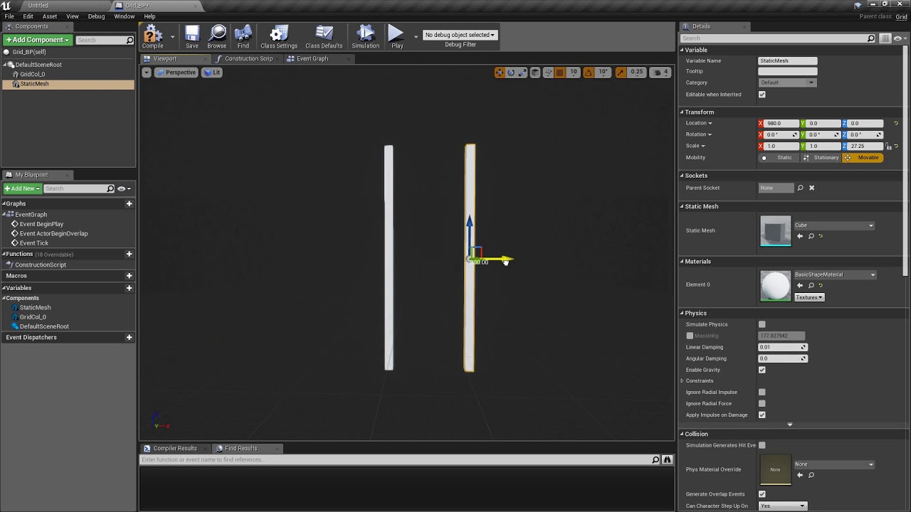 Making A Lumines Style Puzzle Game In Ue4 Blueprint Part 1 Project Setup And Grid Creation 8547