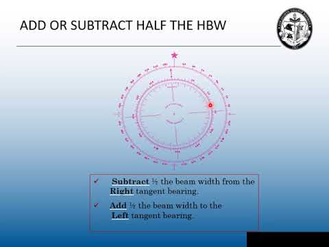 RADAR Fix by Tangent Bearings Part Eight - YouTube