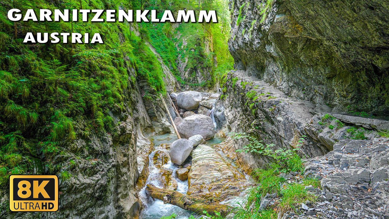 Garnitzenklamm The Most Beautiful Gorge Walk in Austria 8K - YouTube