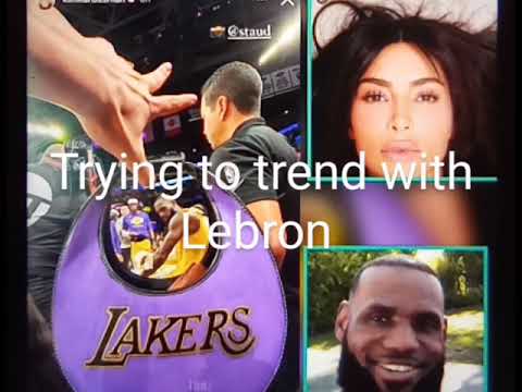 LeBron James and Lakers. KIM KARDASHIAN has a Weird obsession to trend ...