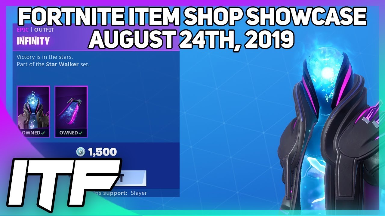 Fortnite Item Shop *NEW* INFINITY SKIN SET! [August 24th, 2019 ...