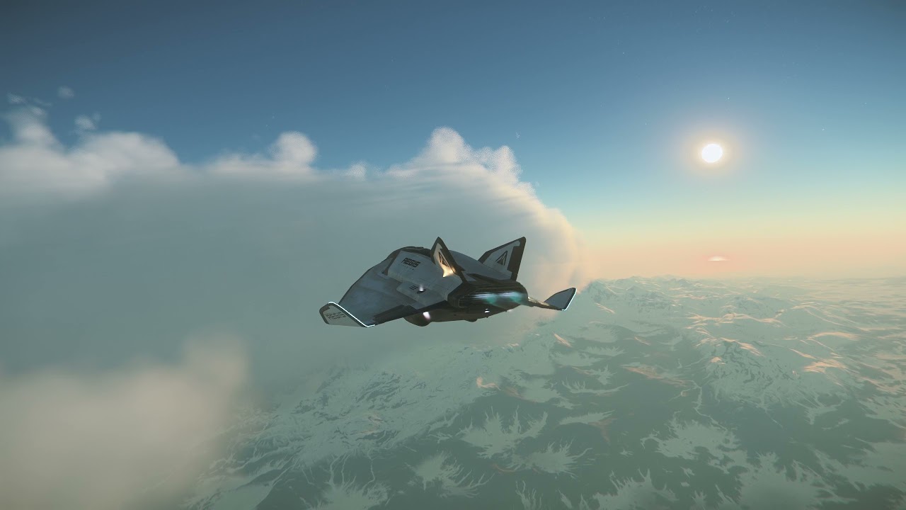Star Citizen New Planetary Clouds around MicroTech | 1440p60 | 3.15 PTU ...