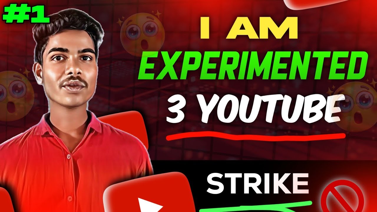 I HAVE EXPERIMENTED 3 YOUTUBE STRIKE PART 1! VIEW SEARCH SUPPORT - YouTube