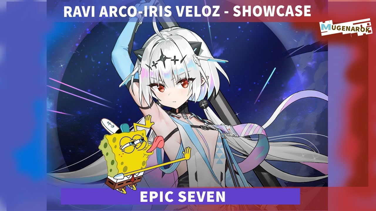 RAVI ARCO-IRIS VELOZ - SHOWCASE - EPIC SEVEN - A SKIN ELEVA O PODER EM MAIS DE 8.000! - YouTube