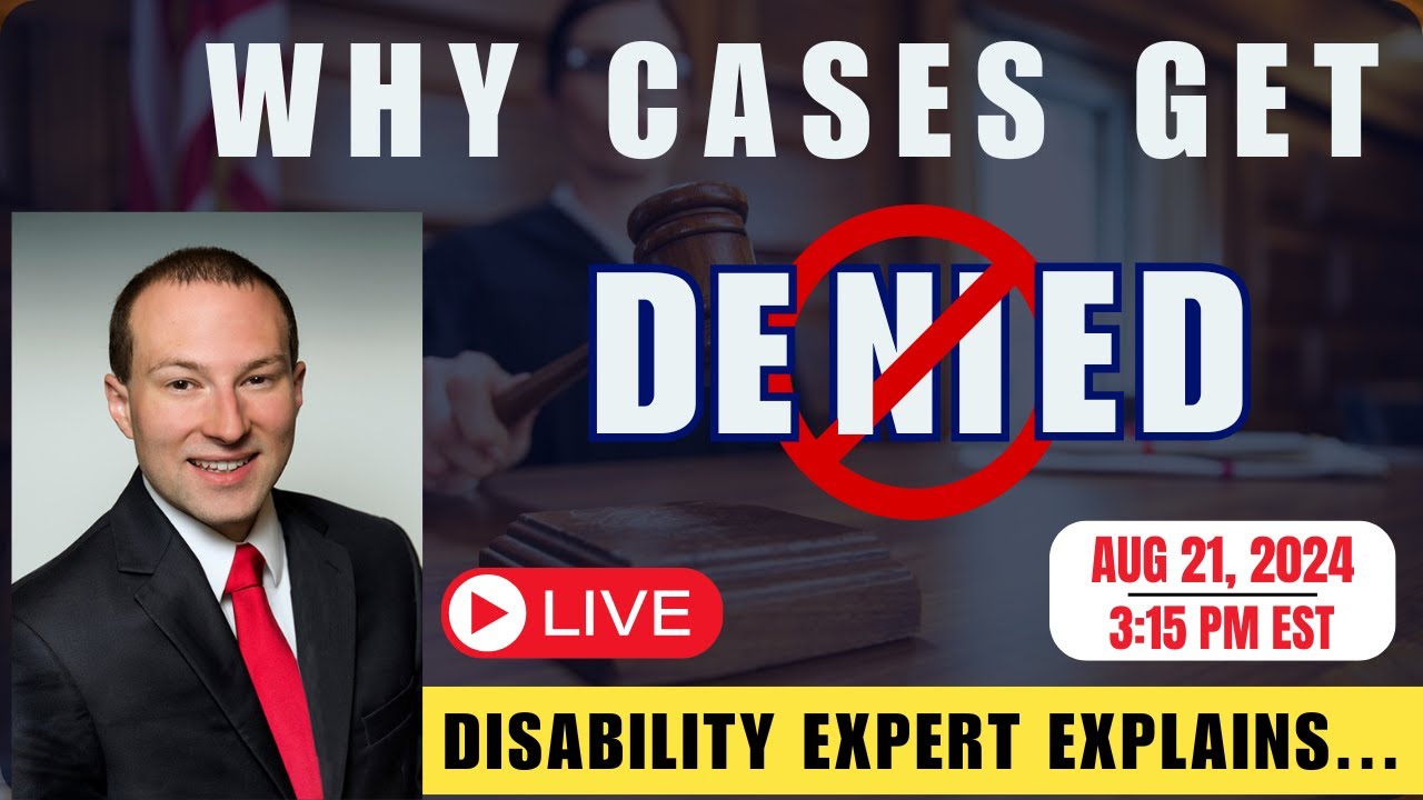 Why Cases GET DENIED - Disability Expert Explains - YouTube