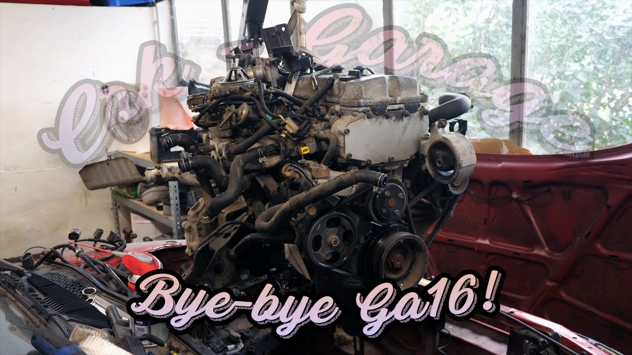 Une histoire de Swap ... GA16DS vers SR20DE ( Nissan 100nx GTI ) - YouTube