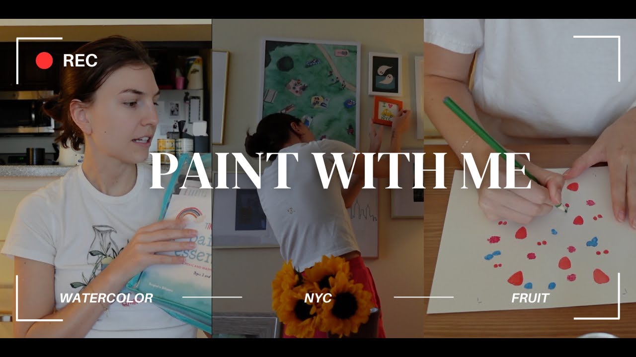 PAINT WITH ME: watercolor art (part one) - YouTube