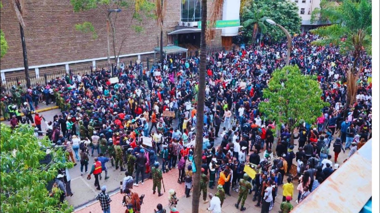 Gen Z Speaks LOUD in Nairobi! Maandamano Movement Unstoppable - YouTube