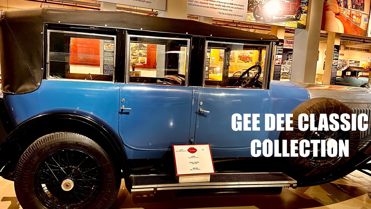 Classic cars at Gee Dee Car Collection museum - YouTube