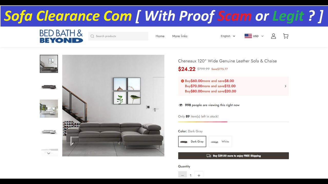 Sofa Clearance Com [ With Proof Scam or Legit ? ] SofaClearance ...