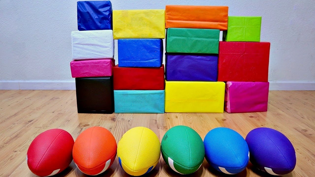 Learn Colors with Ball and Color Box for Toddler and Baby - YouTube